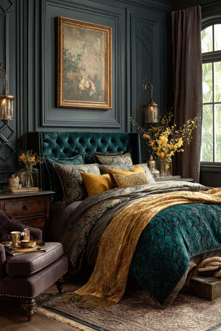 17 Dark Bedroom Makeover Ideas for Women Seeking Deeper Sleep - Velvet ...