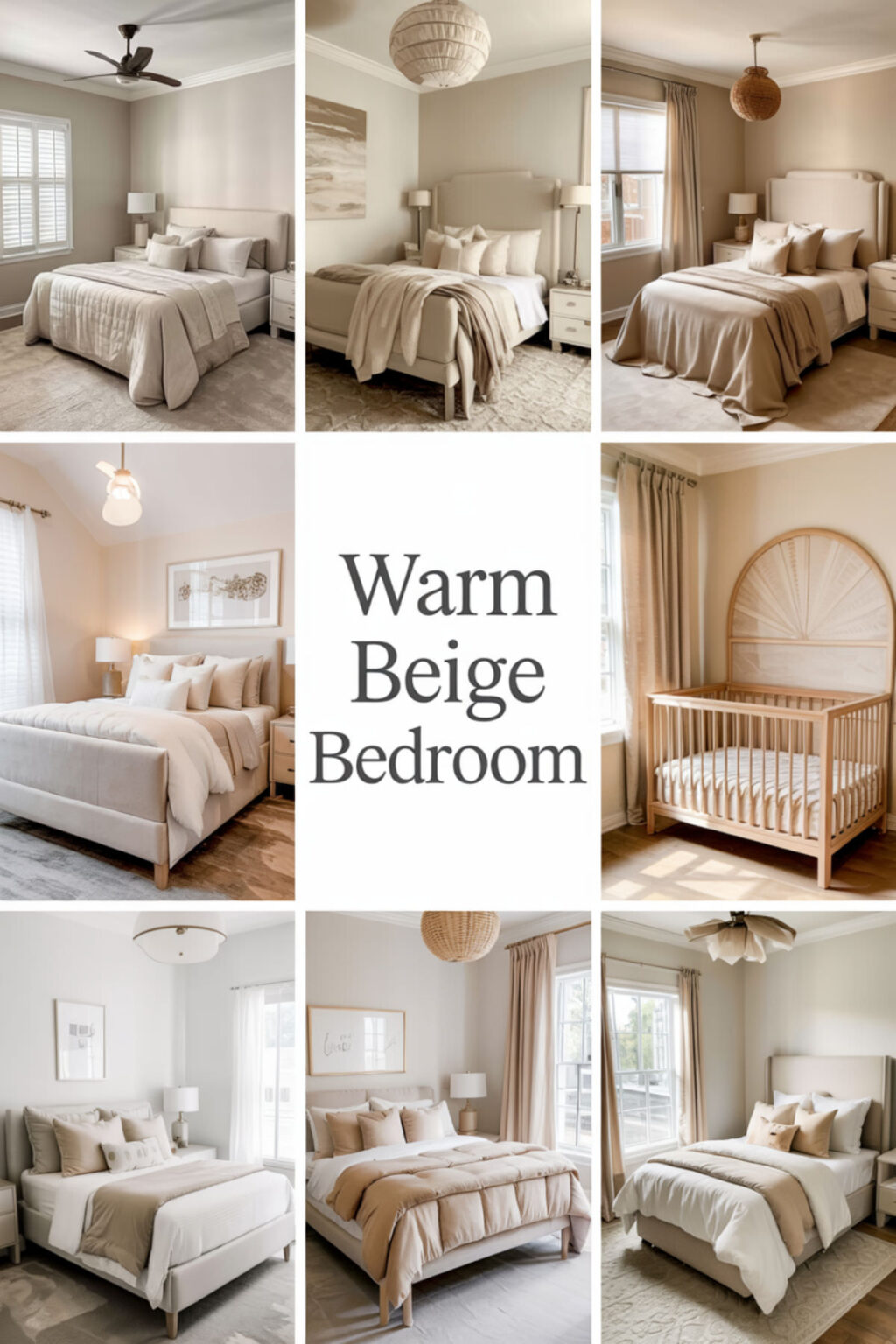 17 Warm Beige Bedrooms That Keep the Peace During Toddler Tantrums ...