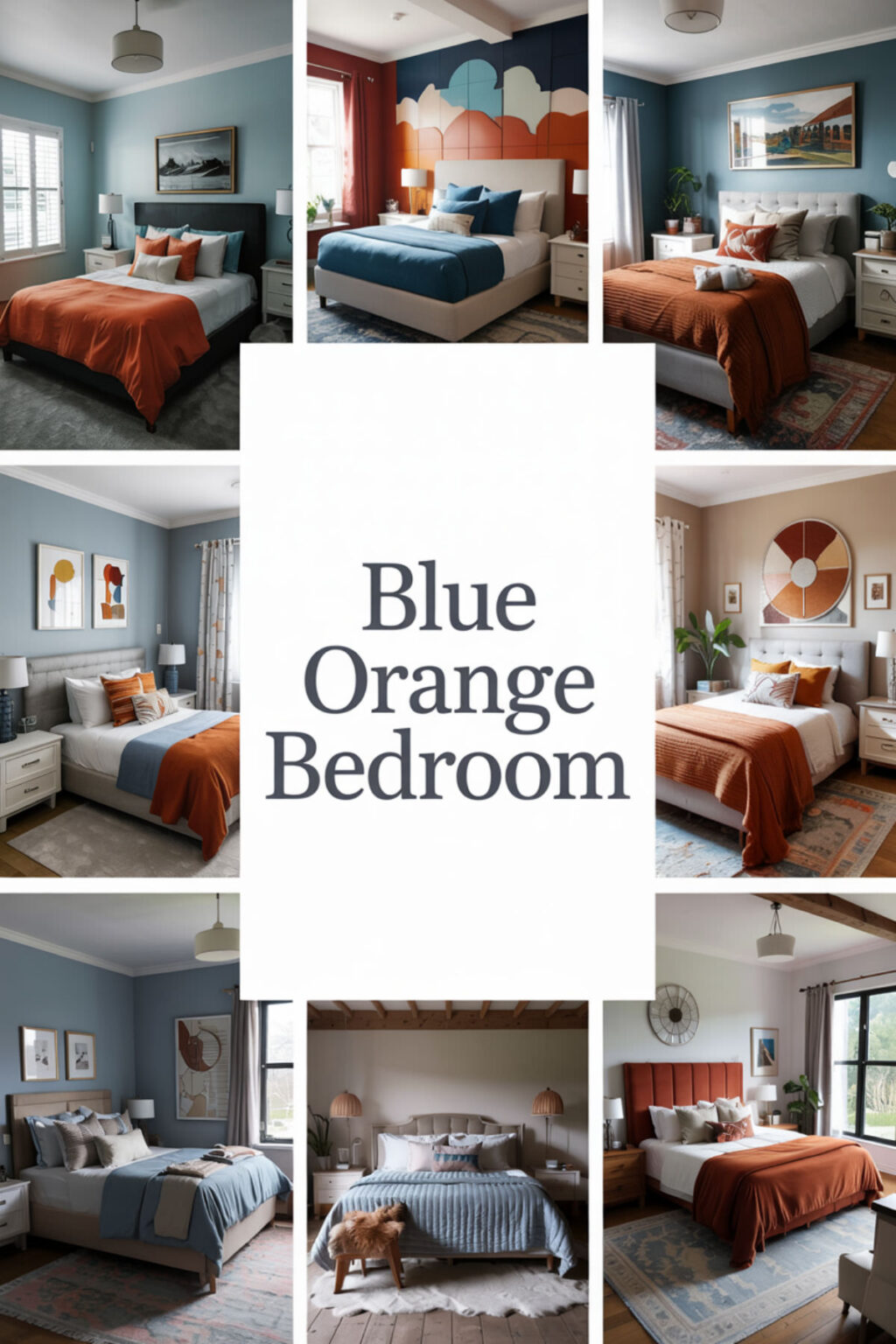 16 Sky Blue & Orange Bedrooms That Encourage Calm Play - Velvet Dawns