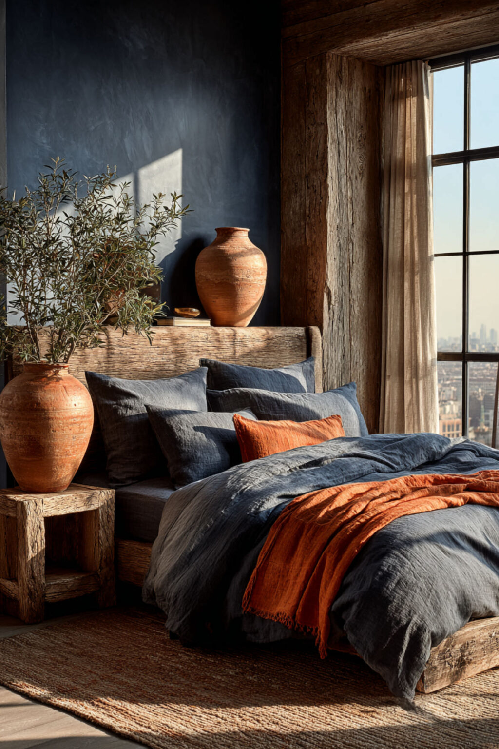 16 Sky Blue & Orange Bedrooms That Encourage Calm Play - Velvet Dawns