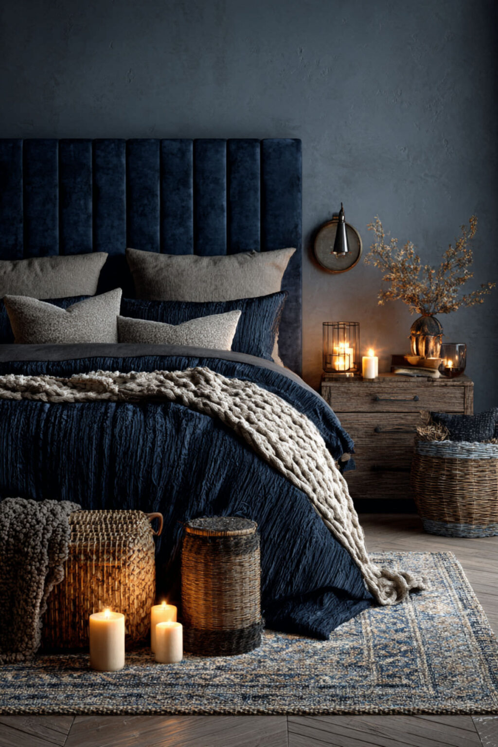 15 Midnight Blue Bedroom Ideas to Support Better Sleep and Evening Calm ...
