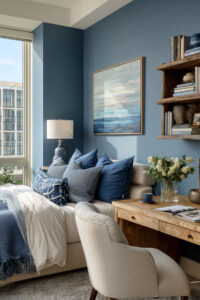 14 Slate Blue Bedroom Ideas That Inspire Young Achievers - Velvet Dawns