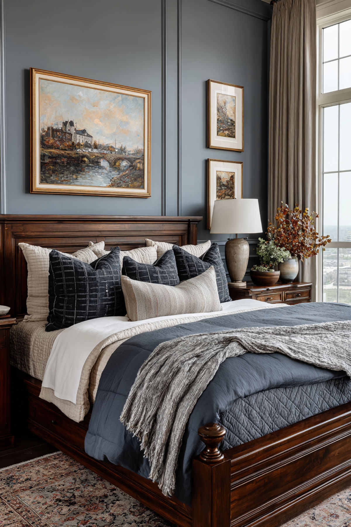 14 Slate Blue Bedroom Ideas That Inspire Young Achievers - Velvet Dawns