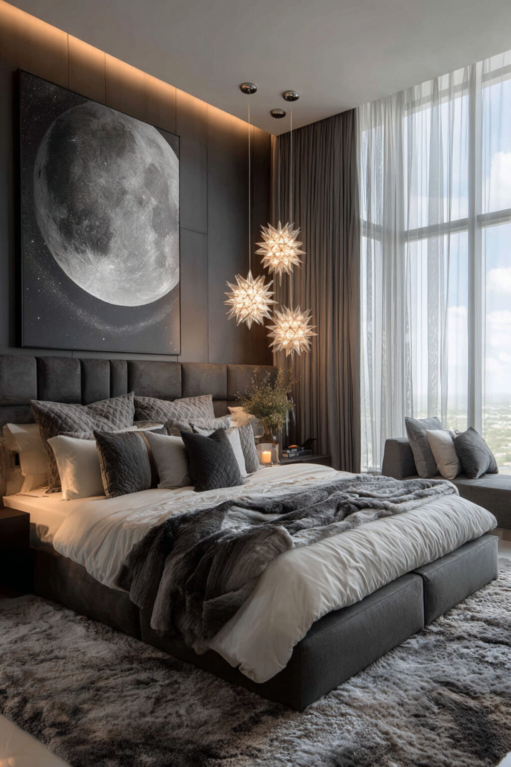 16 Dark Moon Aesthetic Bedrooms Ideas for Deep Sleep and Midnight ...