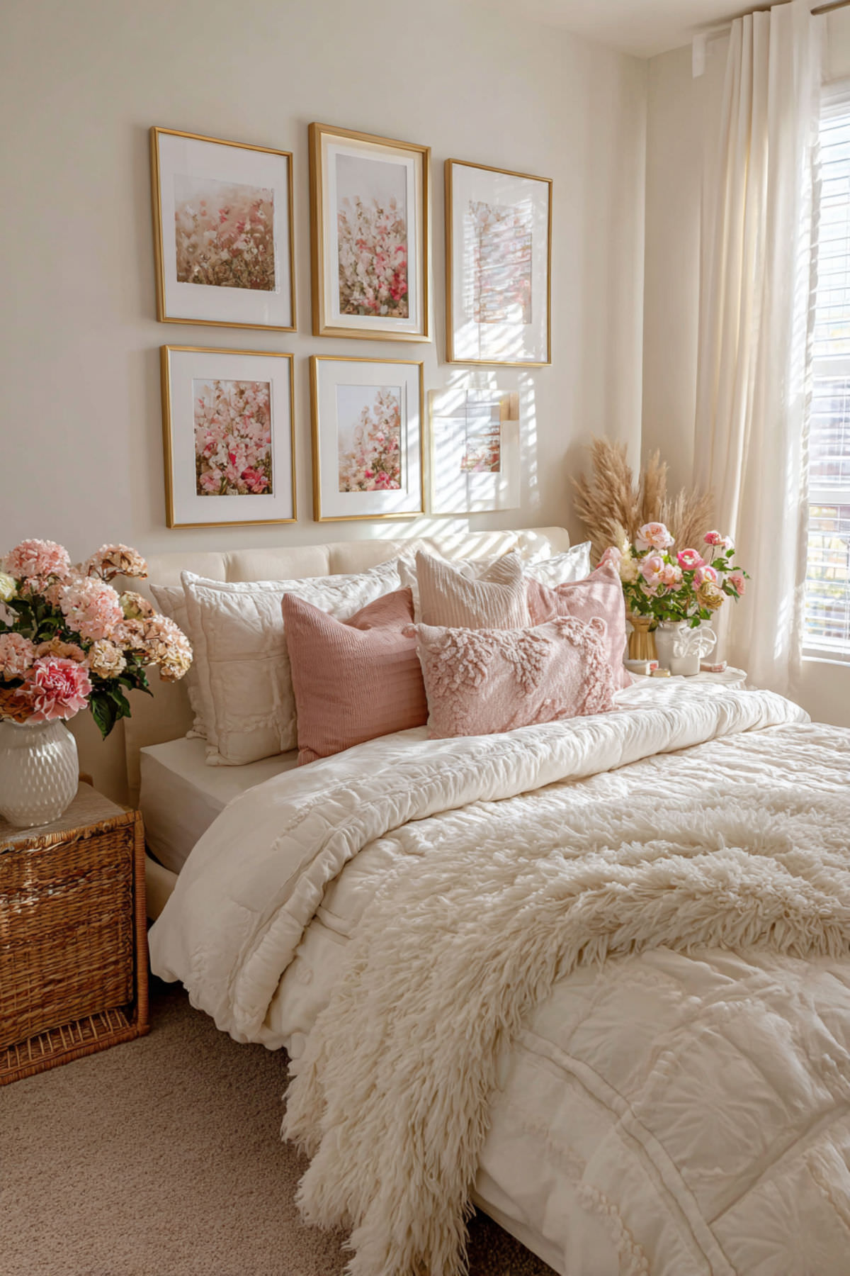 18 White Pink Bedroom Ideas for Fans of the Pink Aesthetic & Soft ...
