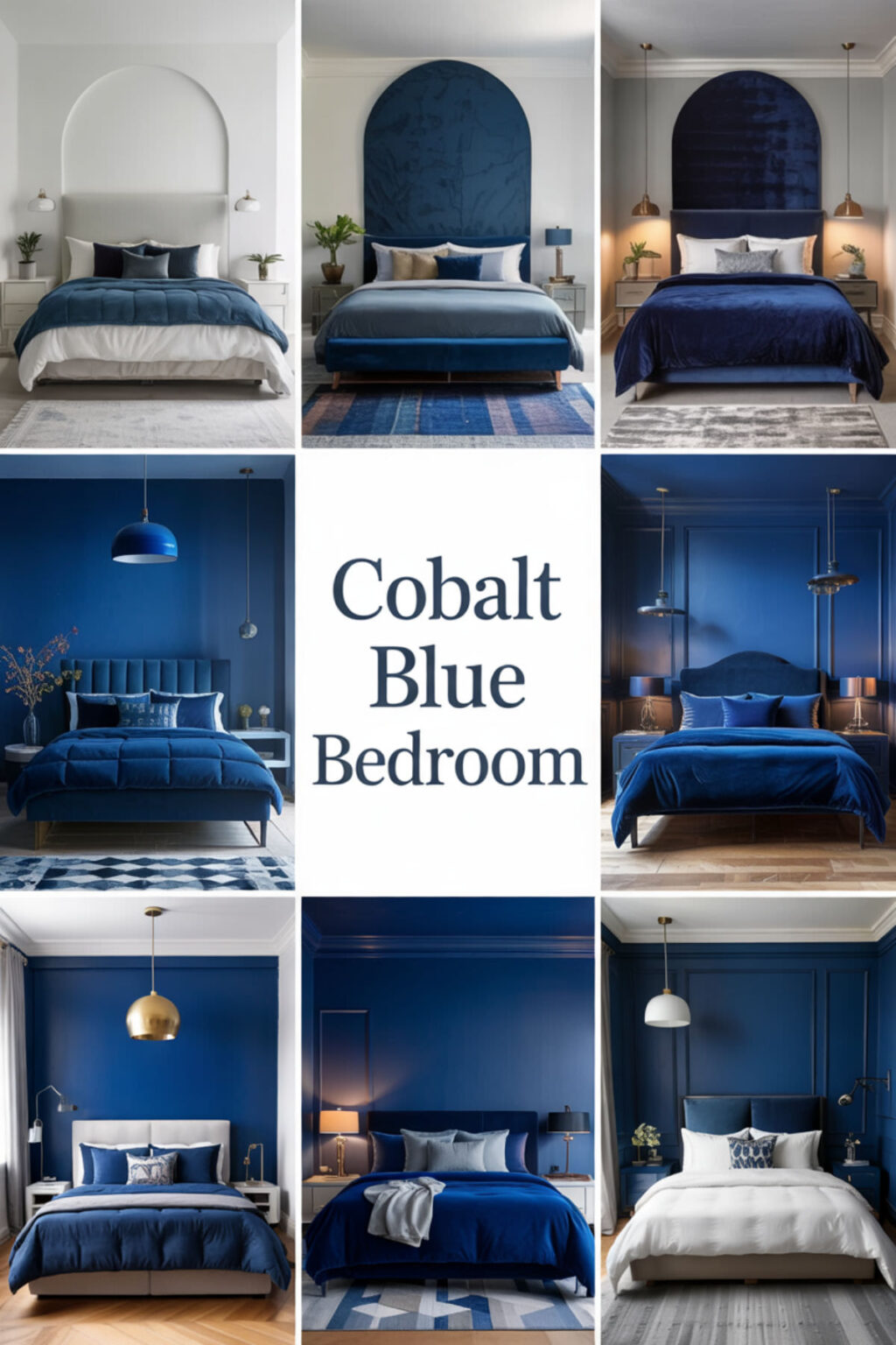 15 Cobalt Blue Bedroom Vibes for Enthusiasts of Deep Ocean Aesthetics ...