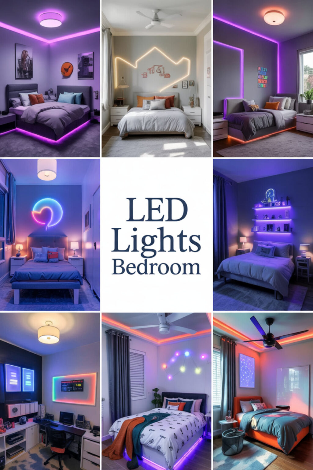 16 Cool LED Light Ideas to Upgrade a Teen Boy's Bedroom - Velvet Dawns