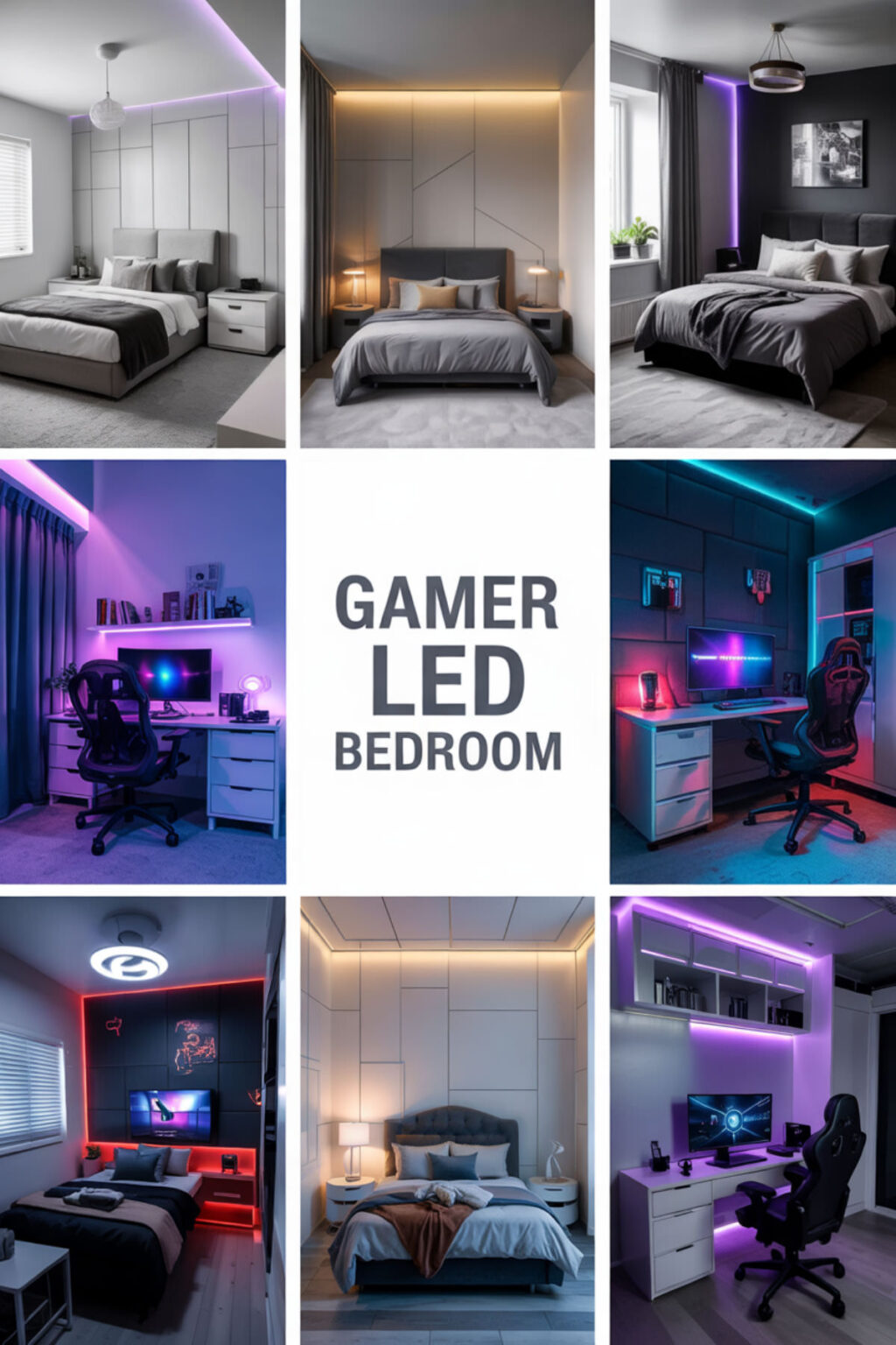 16 Cool LED Light Ideas to Upgrade a Teen Boy's Bedroom - Velvet Dawns