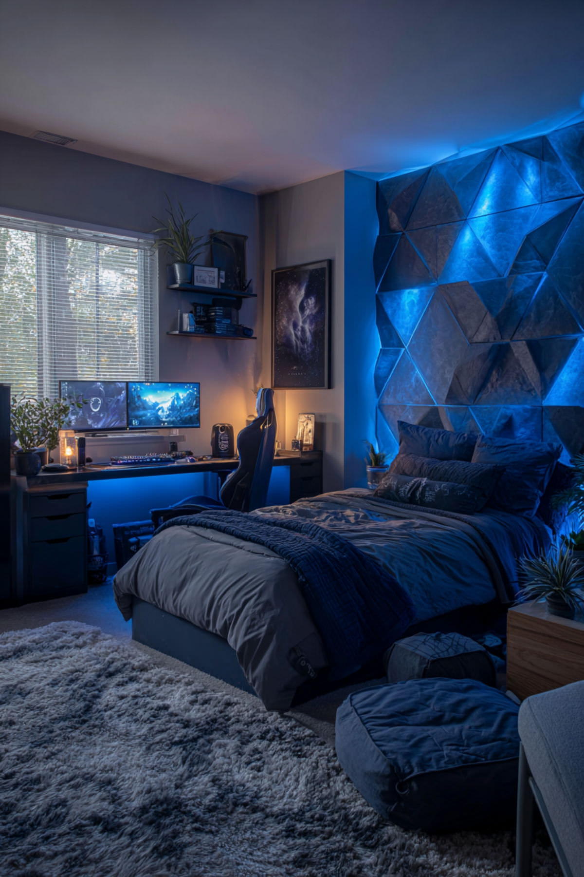 16 Cool LED Light Ideas to Upgrade a Teen Boy's Bedroom - Velvet Dawns