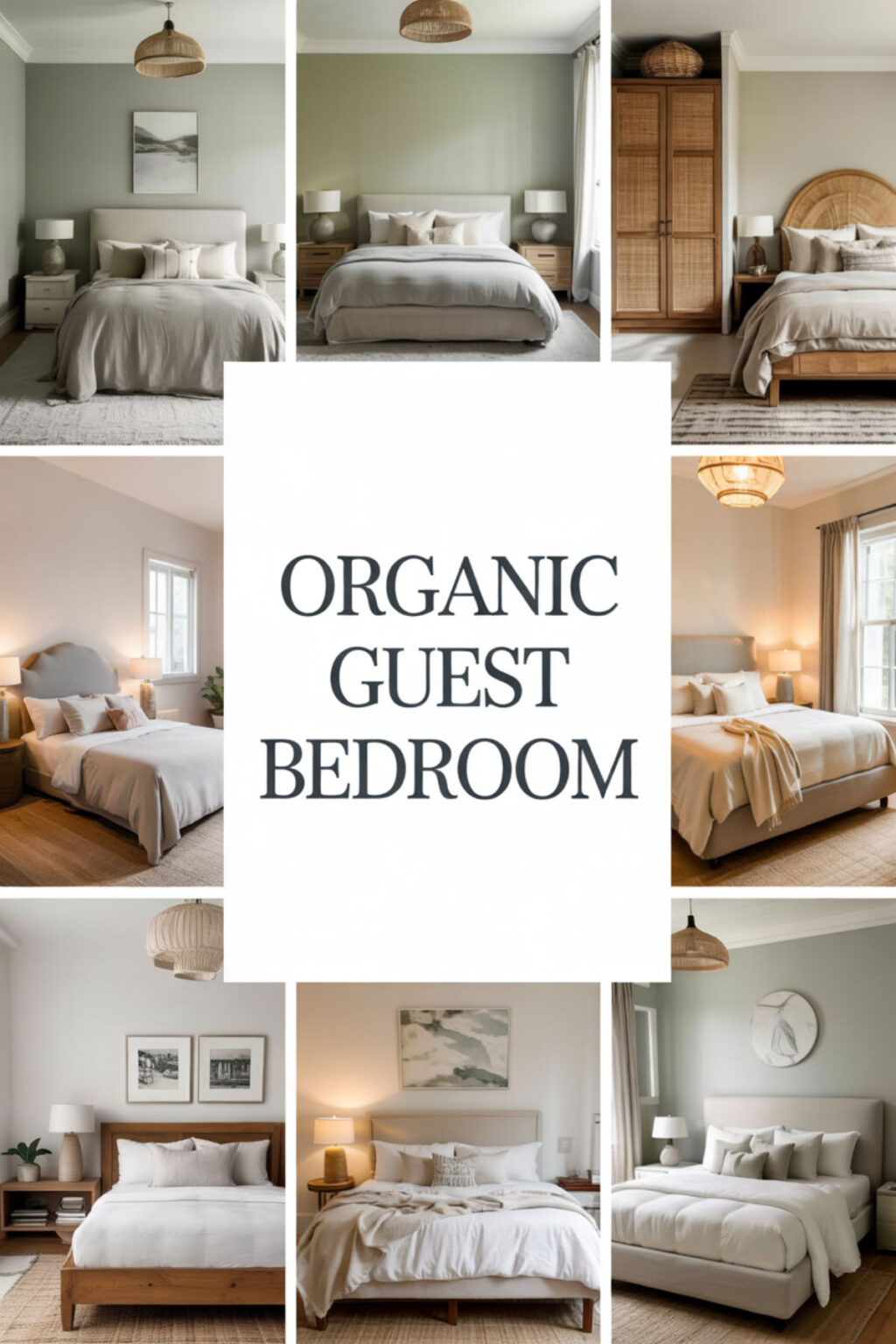 16 Organic Modern Guest Bedroom Ideas_ A Natural Welcome - Velvet Dawns