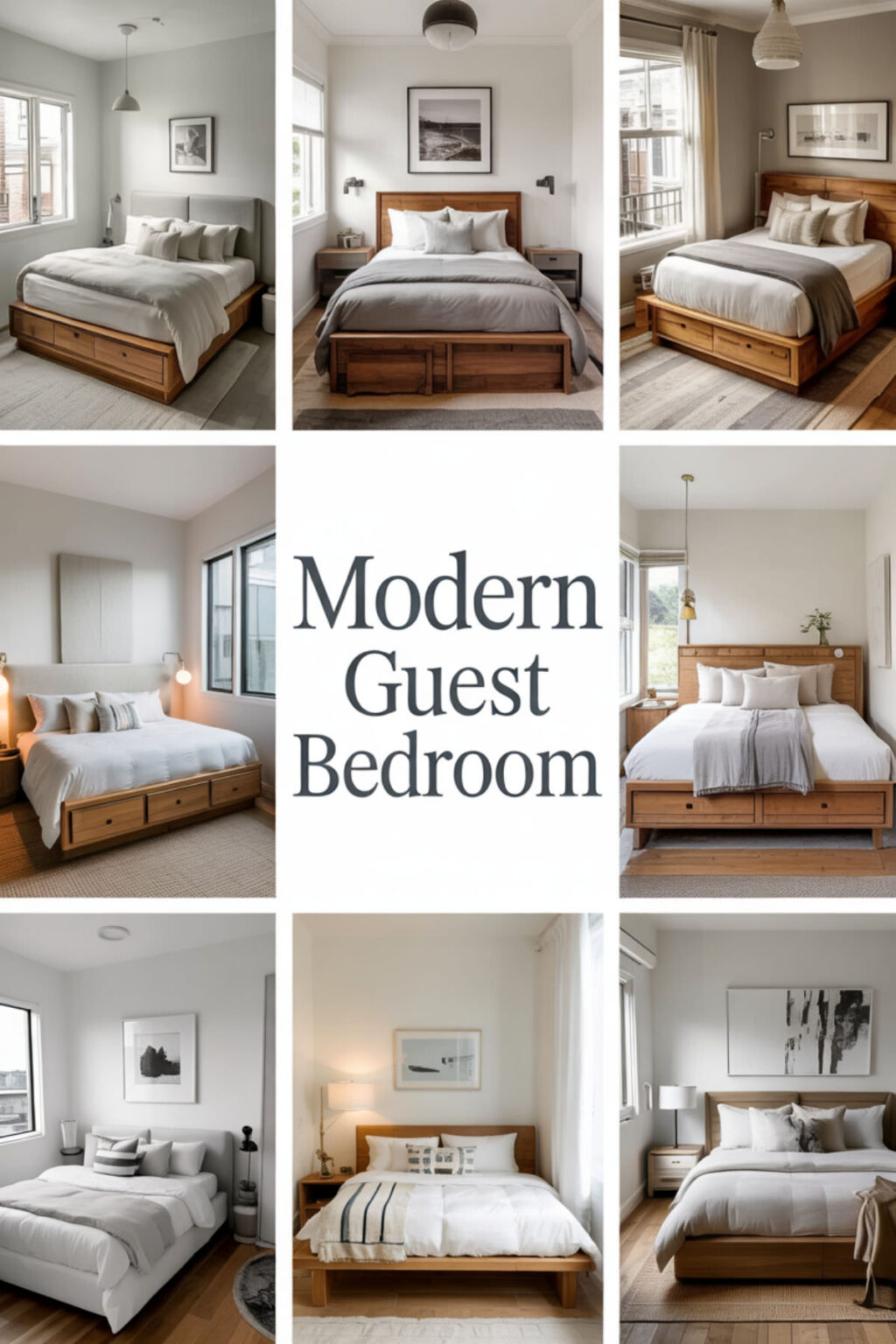16 Organic Modern Guest Bedroom Ideas_ A Natural Welcome - Velvet Dawns