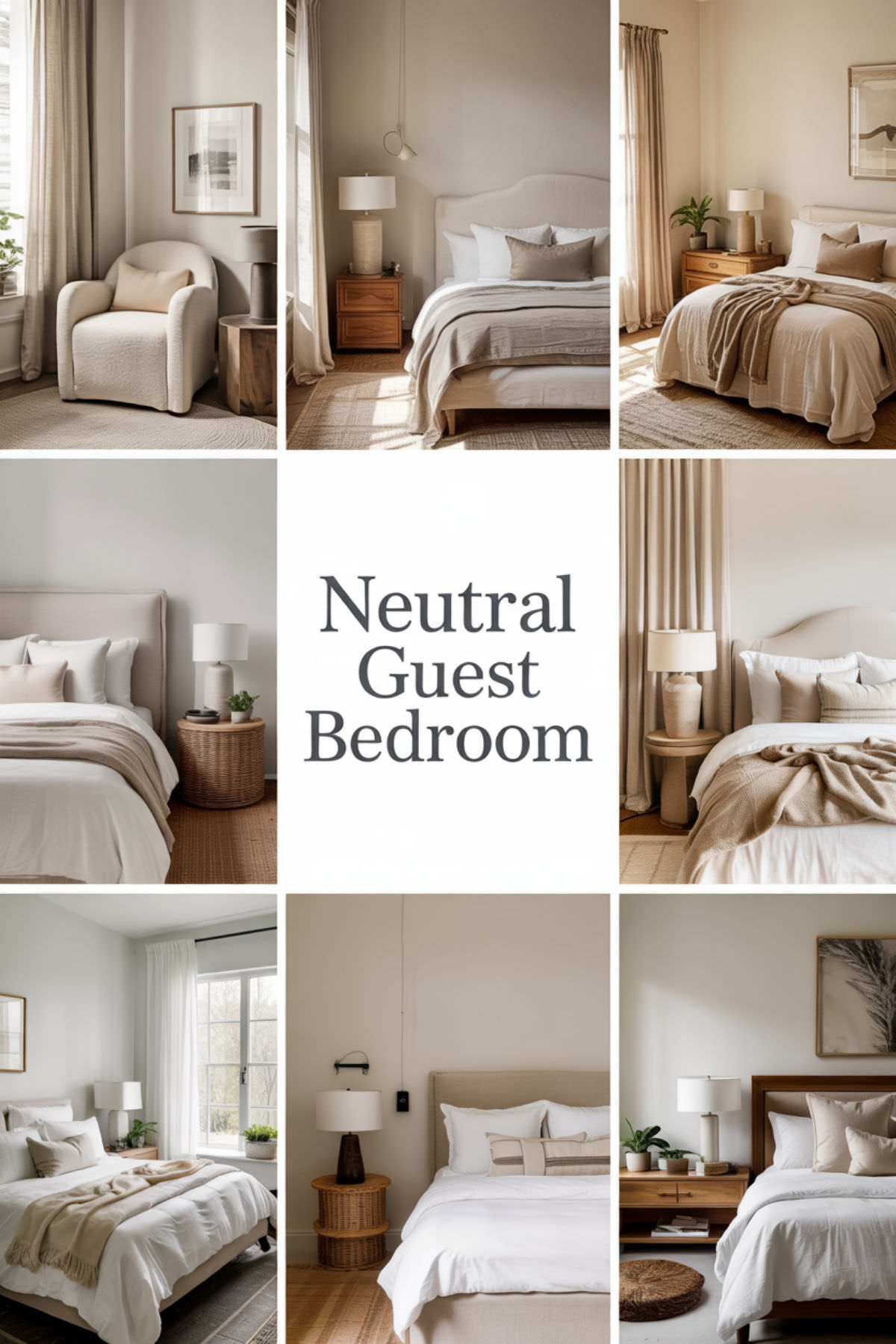 16 Organic Modern Guest Bedroom Ideas_ A Natural Welcome - Velvet Dawns