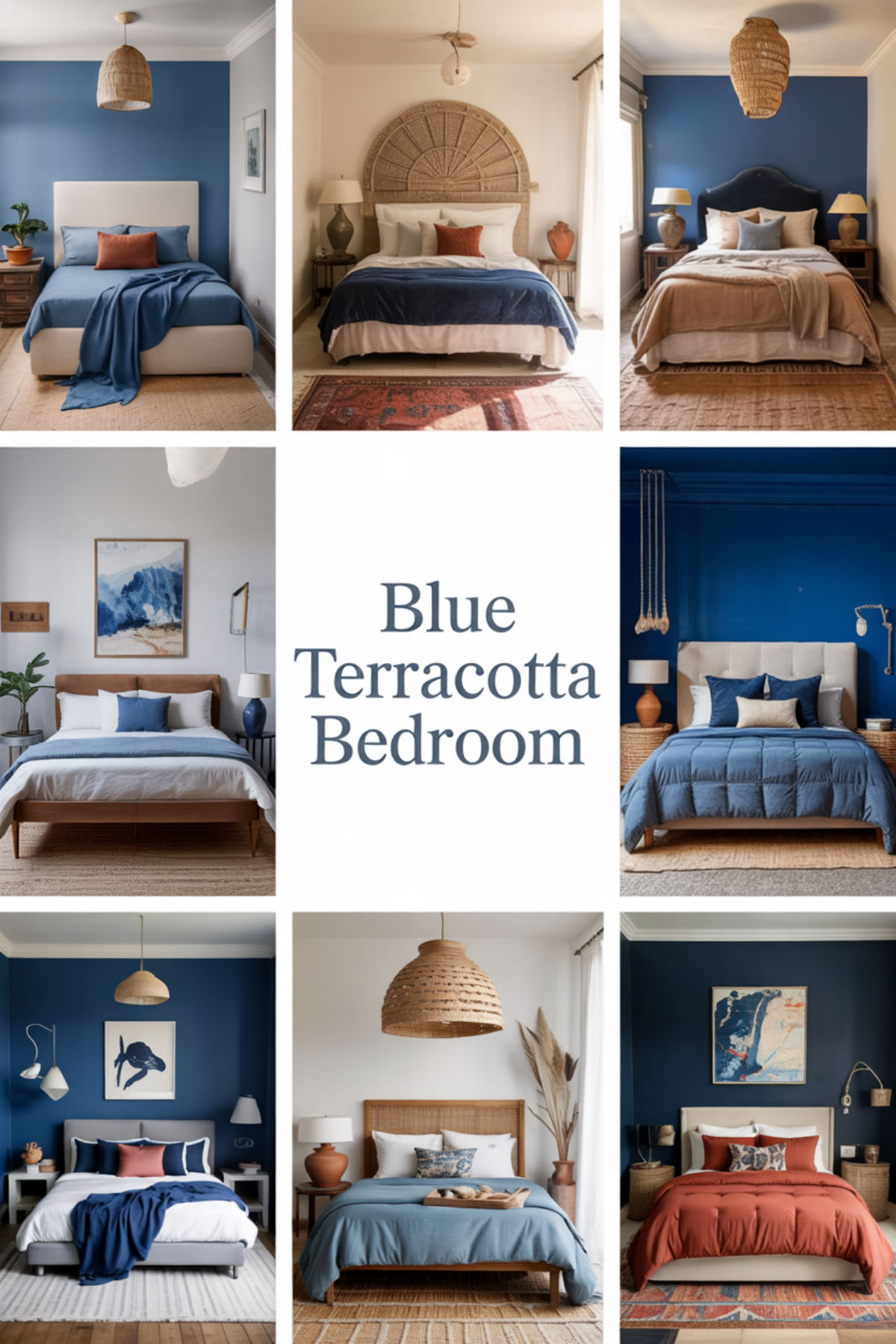 17 Blue Earthy Bedrooms That Feels Grounded and Serene - Velvet Dawns